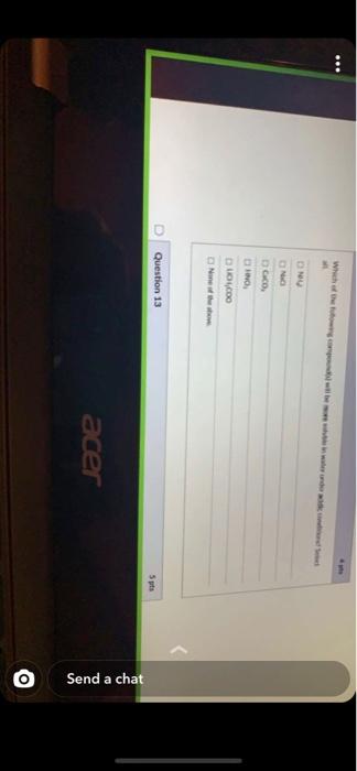 ON OND CO ON cophon Question 13 5 pts Send a chat | Chegg.com