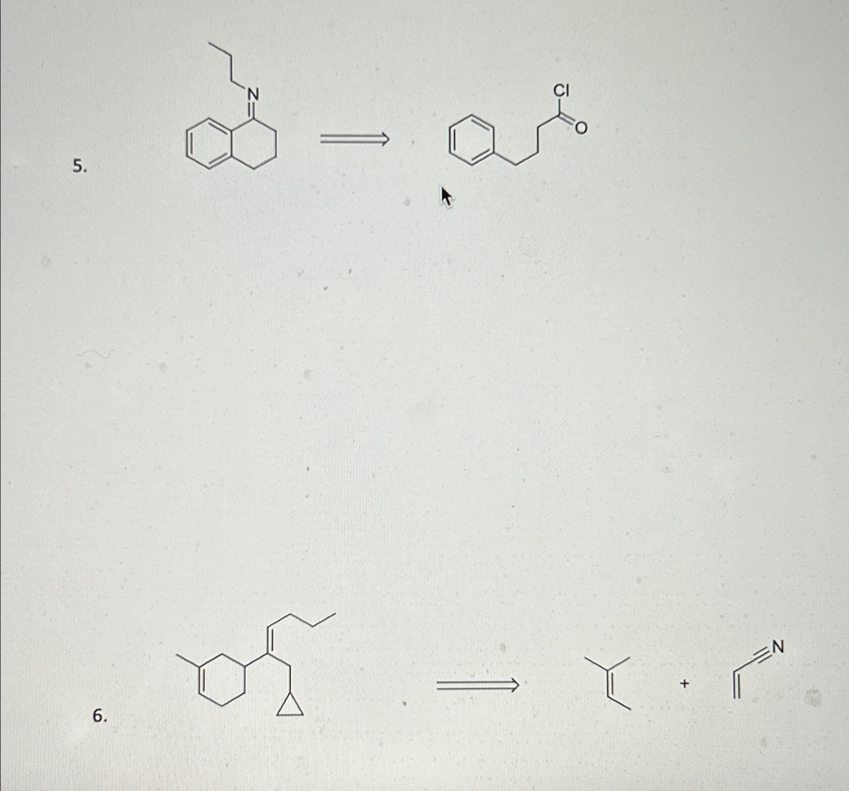 Solved Complete five syntheses.Full credit requires all | Chegg.com