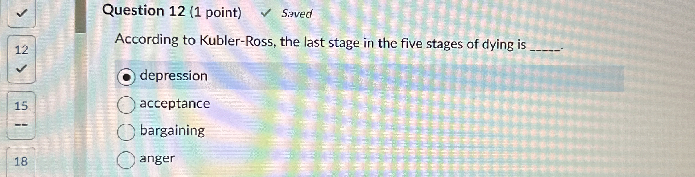 Solved Question 12 (1 point) Saved12According to | Chegg.com Solved Question 12 (1 point) Saved12According to | Chegg.com