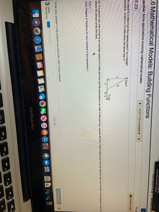 Solved .6 Mathematical Models: Building Functions jective: | Chegg.com