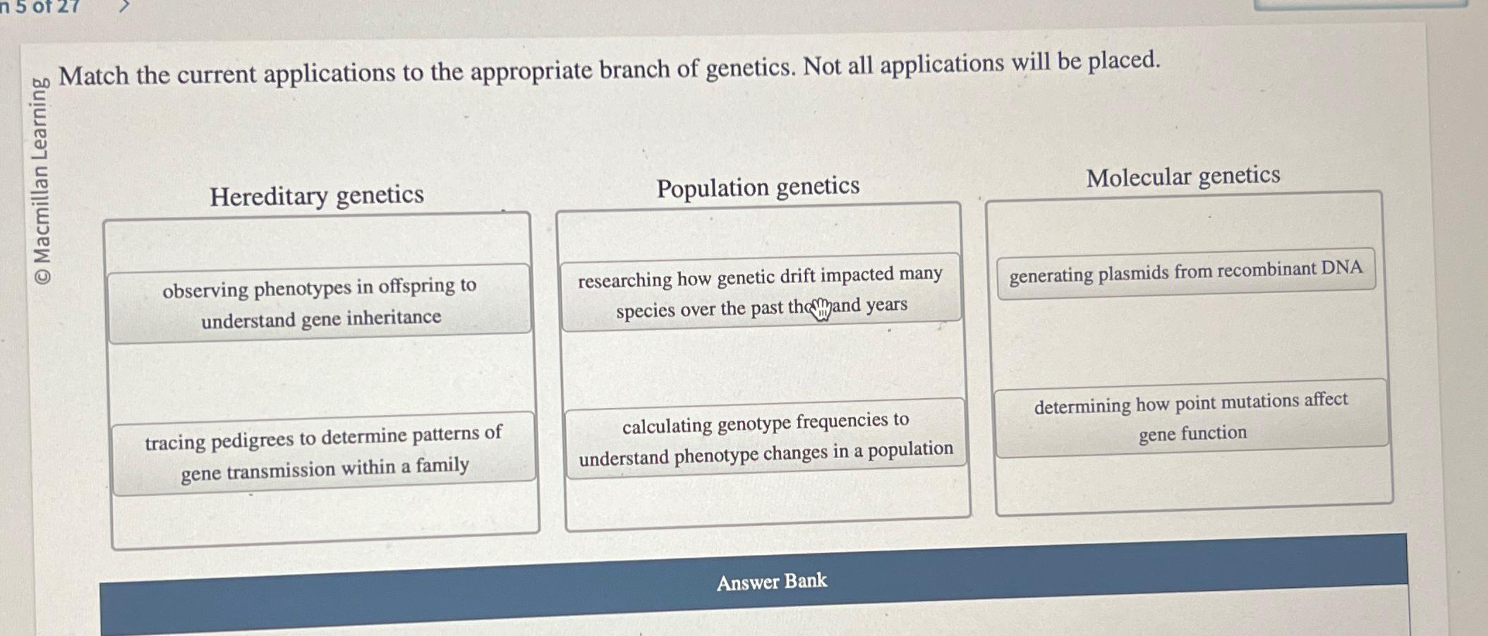 Solved • ﻿Match the current applications to the appropriate | Chegg.com