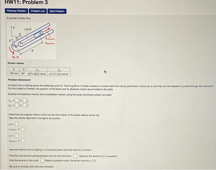Solved HW11: Problem 3 Previous Problem Problem List Next | Chegg.com
