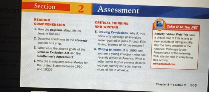 Solved Chapter 8 Politics, Immigration, and Urban Life | Chegg.com