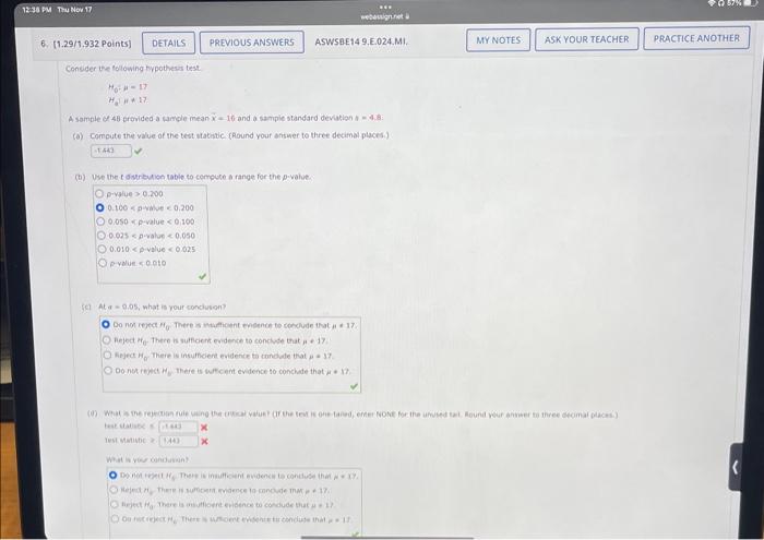 Solved All I Need To Know Is The Test Static If You Could