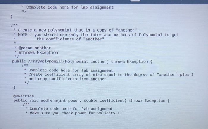 Solved In this lab assignment, you will be implementing a | Chegg.com