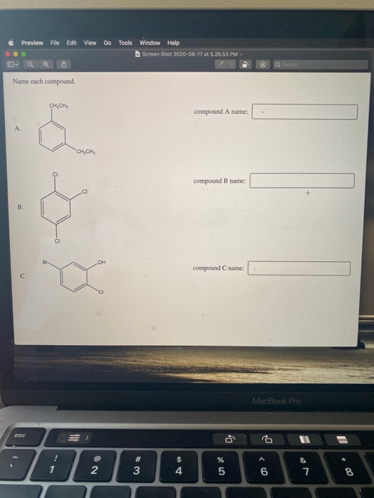 Solved Preview File Edit View Go Tools Window Help Screen | Chegg.com