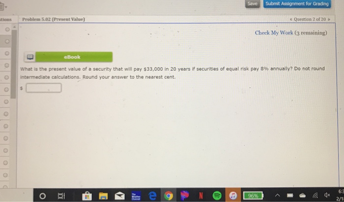 Solved Save Submit Assignment For Grading Problem 5 02