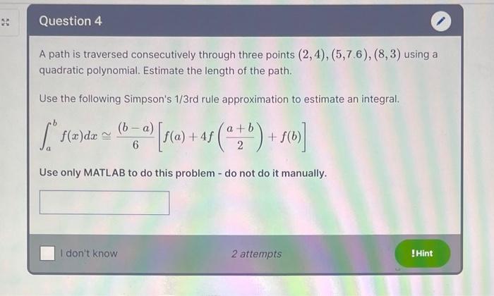 A path is traversed consecutively through three | Chegg.com