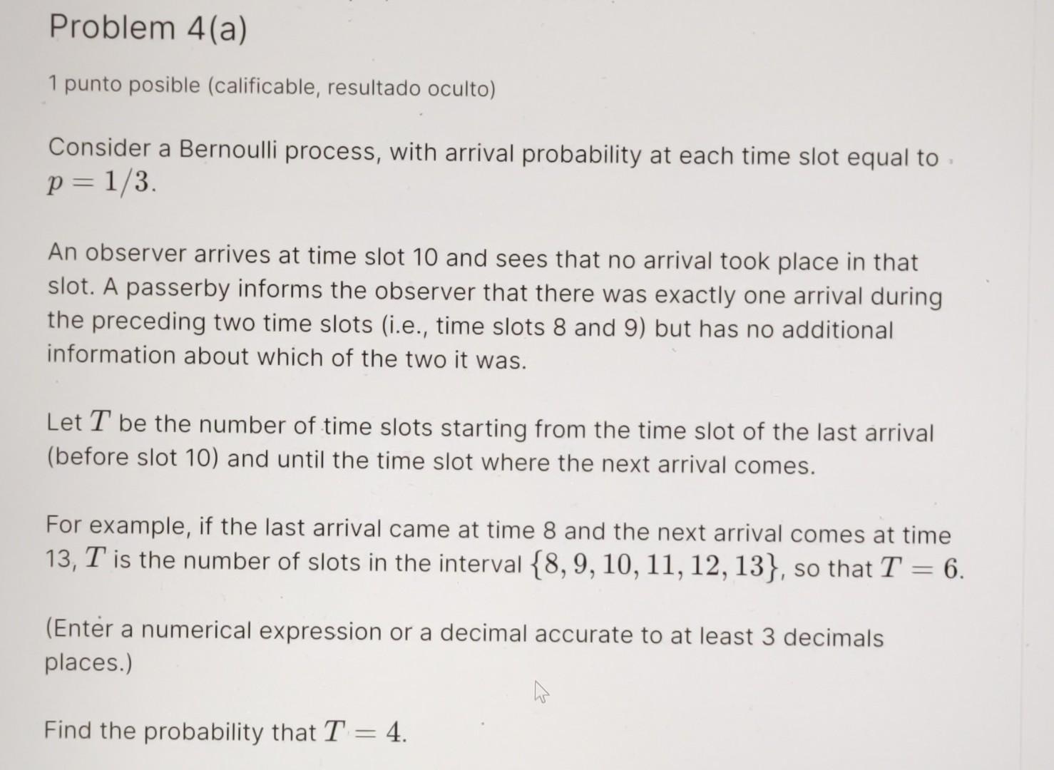 Solved 1 punto posible (calificable, resultado oculto) | Chegg.com