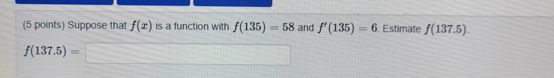 Solved (5 ﻿points) ﻿Suppose that f(x) ﻿is a function with | Chegg.com