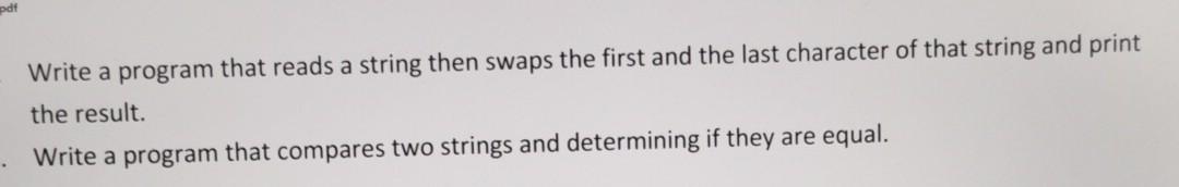 Solved Write a program that reads a string then swaps the | Chegg.com Solved Write a program that reads a string then swaps the | Chegg.com