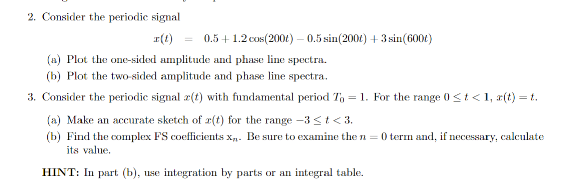 Solved Consider the periodic | Chegg.com