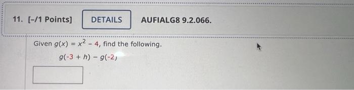 Solved Given g(x)=x2+5 and h(x)=x−2, evaluate the composite | Chegg.com
