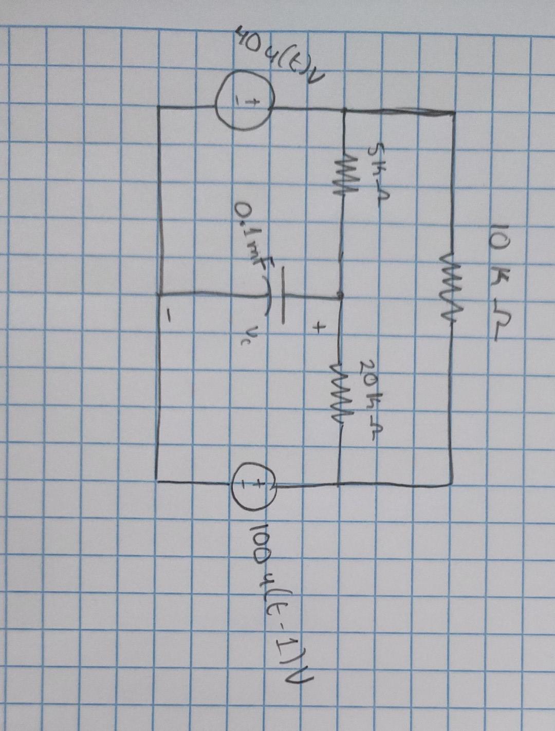 Solved in the circuit of Fig. 8.117 a) determine vC(t) for | Chegg.com