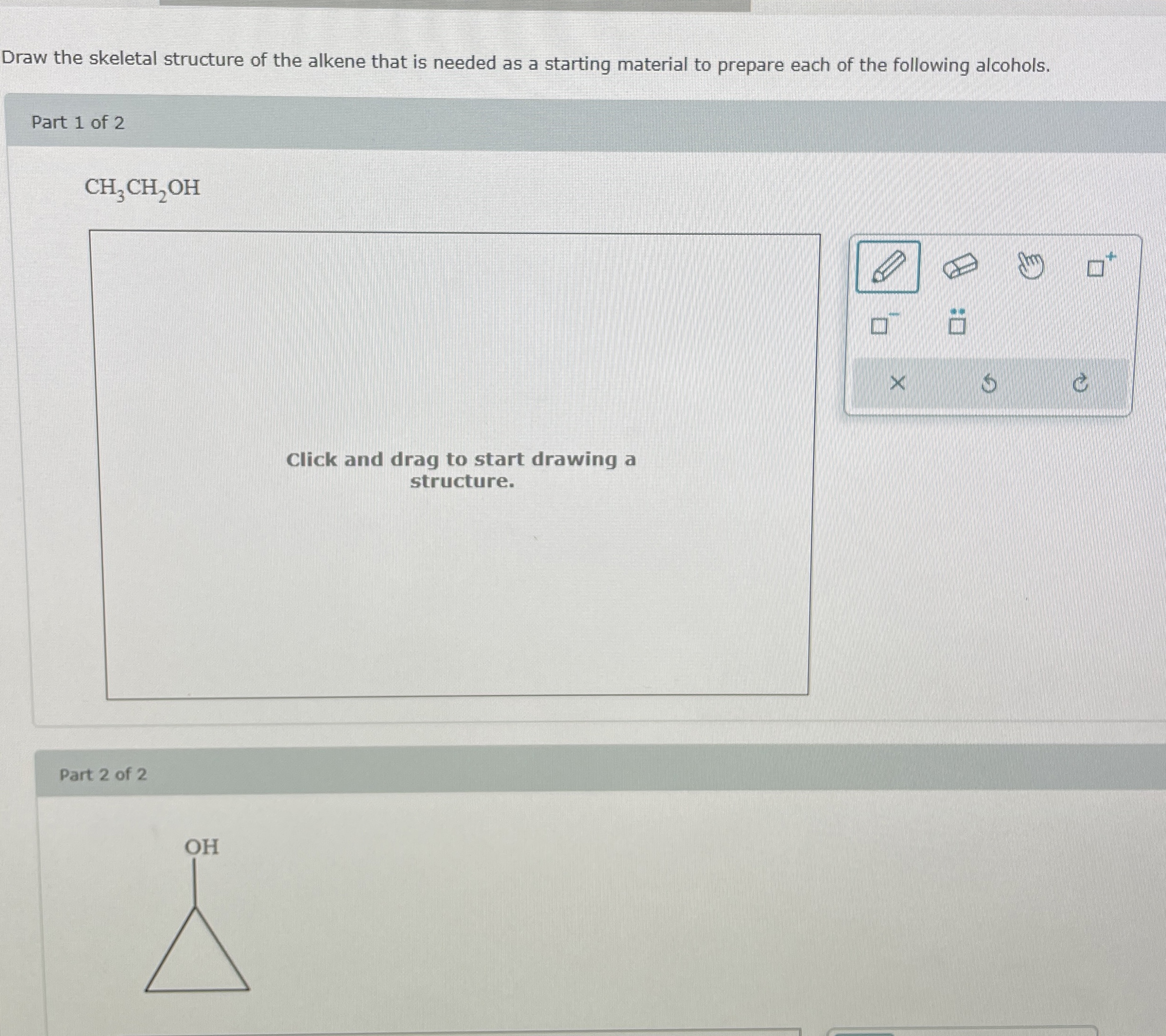 Solved Draw the skeletal structure of the alkene that is | Chegg.com