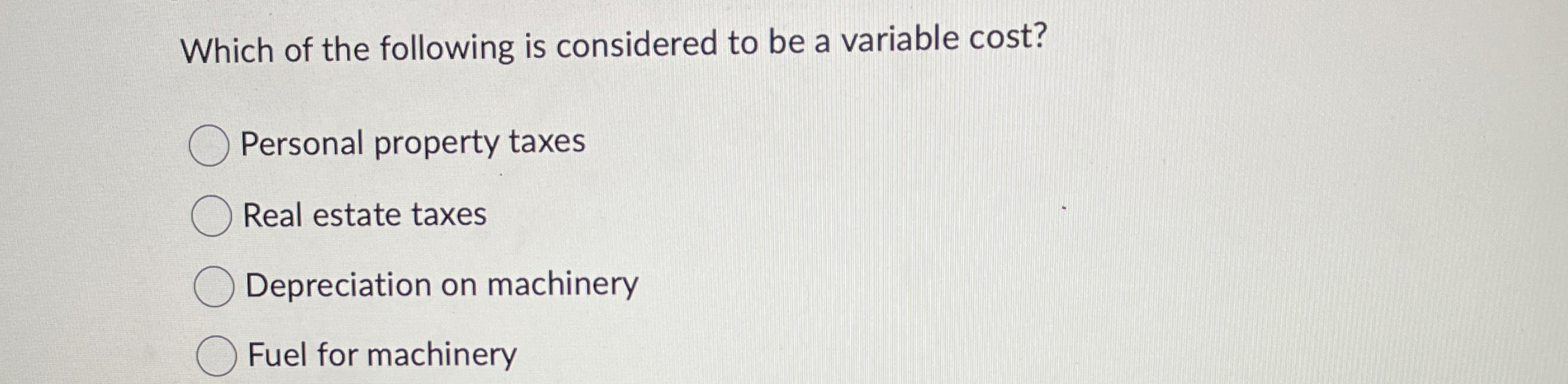 Solved Which of the following is considered to be a variable | Chegg.com