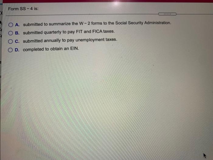 Solved What Type Of Account Is Payroll Tax Expense O A Chegg