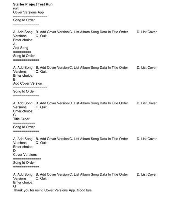 Solved 1. Increment 1: Load song data information from a | Chegg.com
