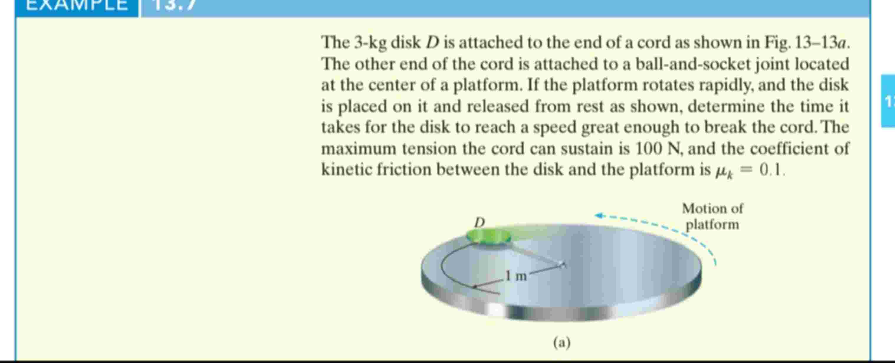 The 3-kg disk \( ﻿D \) ﻿is attached to the end of a | Chegg.com