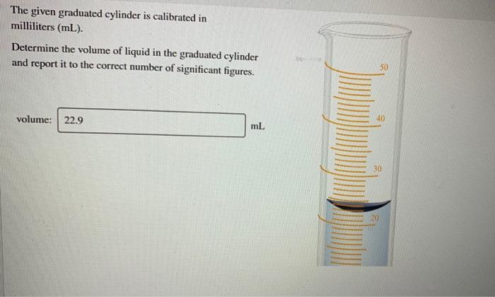Solved Read the pipet volume and report the answer with the | Chegg.com
