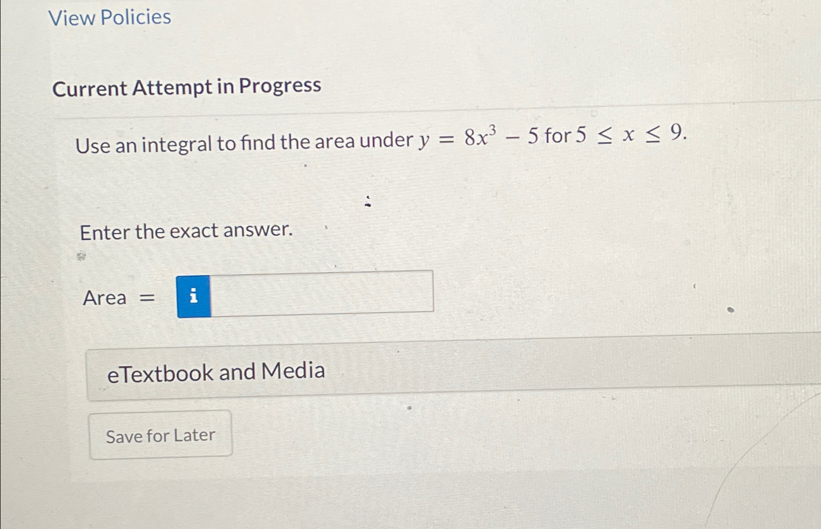 Solved View PoliciesCurrent Attempt in ProgressUse an | Chegg.com