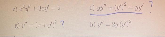 Solved solve these two differential equations using the | Chegg.com