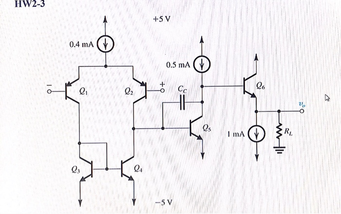 Solved HW2-3 Problem 9.119: For the BJT op-amp circuit on | Chegg.com