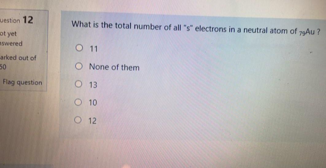 Solved on 11 The number of subshells possible in a main | Chegg.com