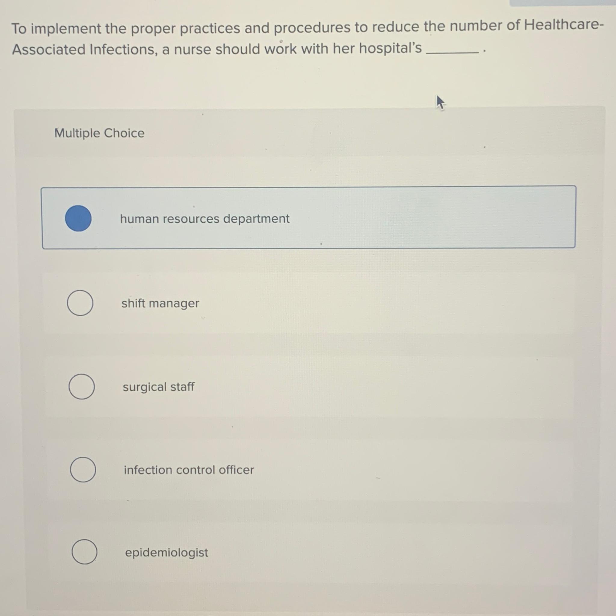 Solved To implement the proper practices and procedures to | Chegg.com