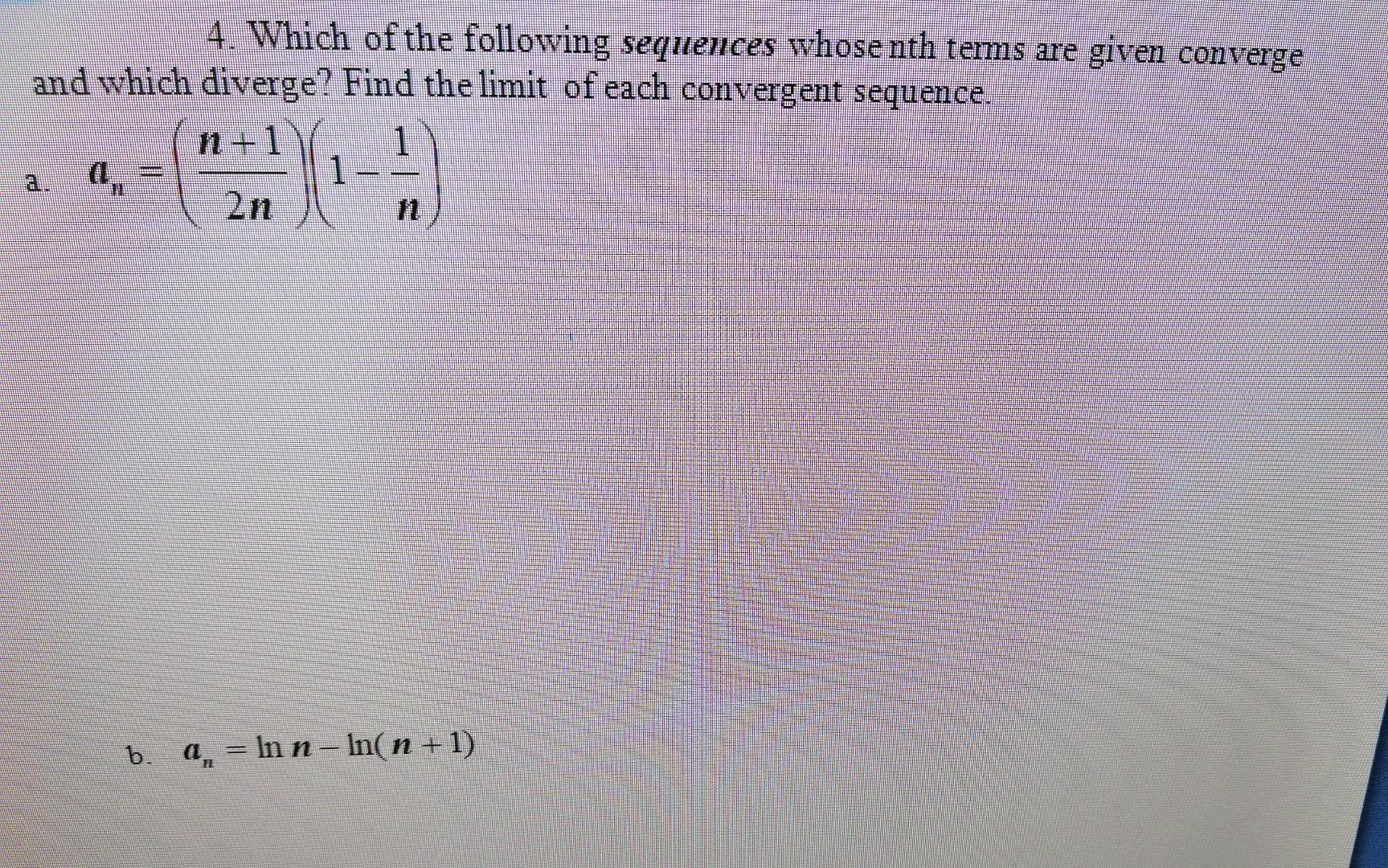 Solved a. Find the nth term of the sequence: a = 1,-4,9.-16. | Chegg.com
