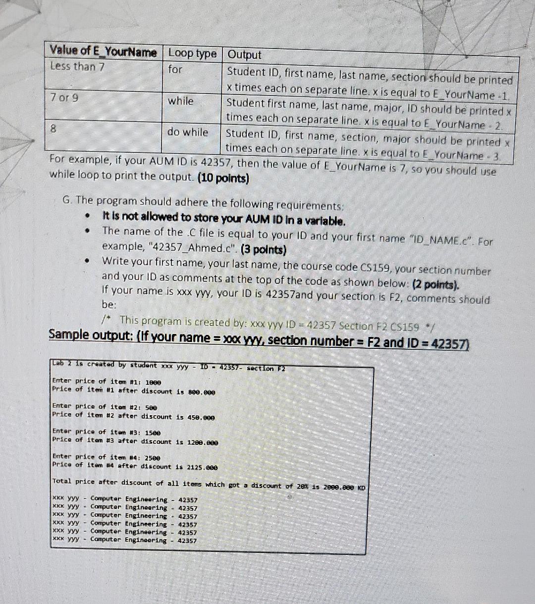 Solved Problem Write a C program that implements the | Chegg.com