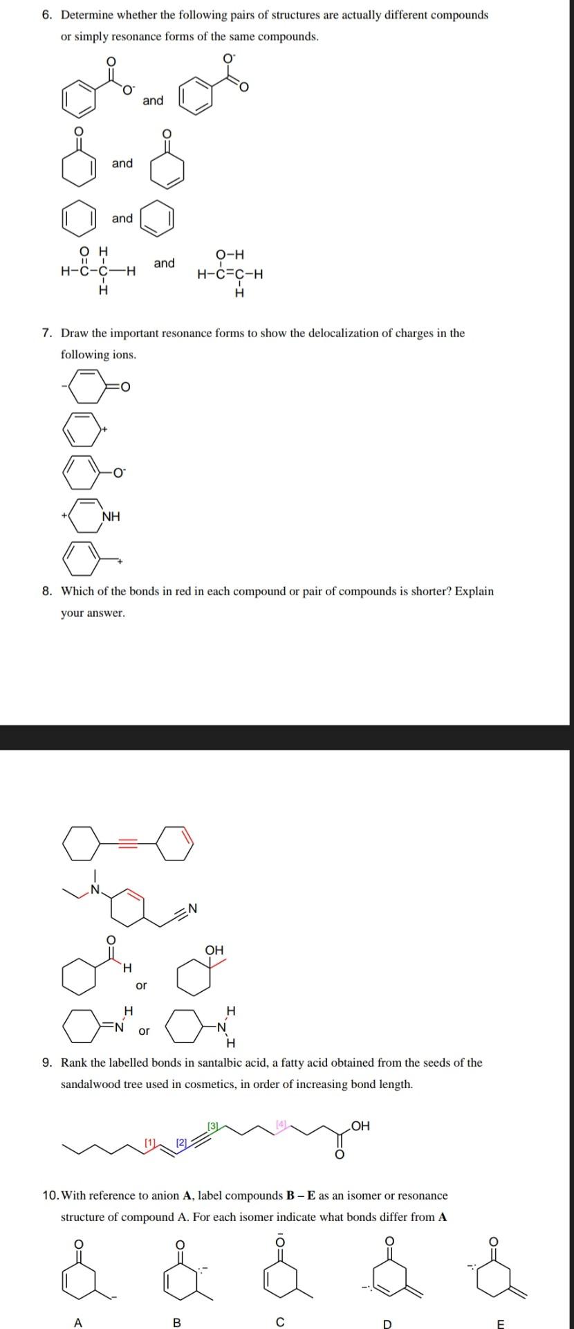 Solved 1. Name the element and ion that correspond to each | Chegg.com