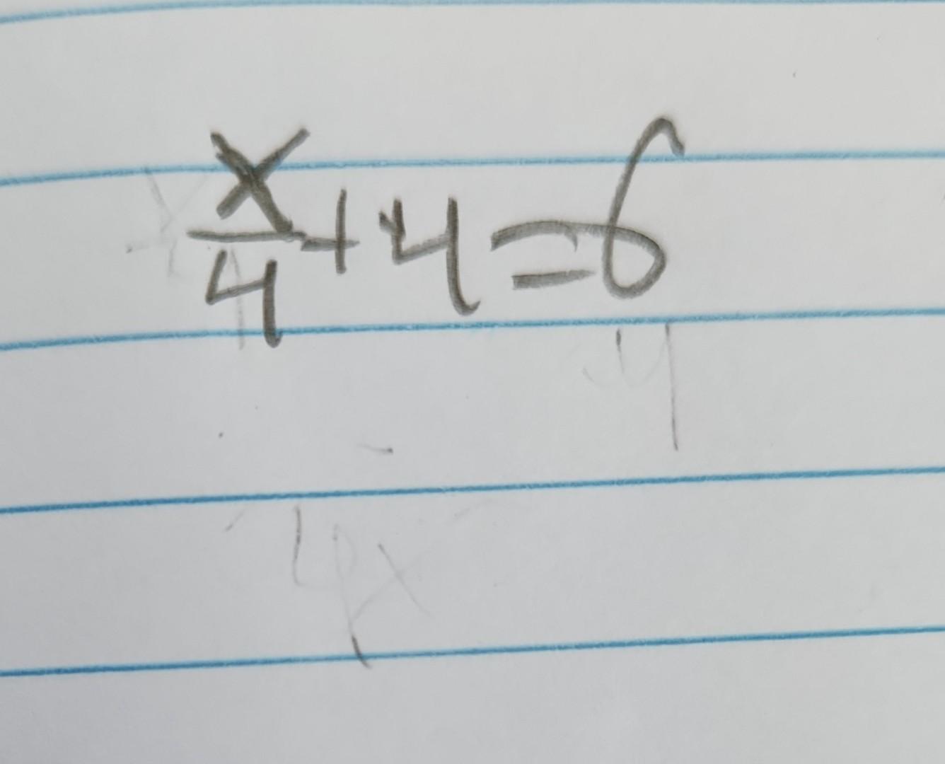 Solved 4x+4=6 | Chegg.com