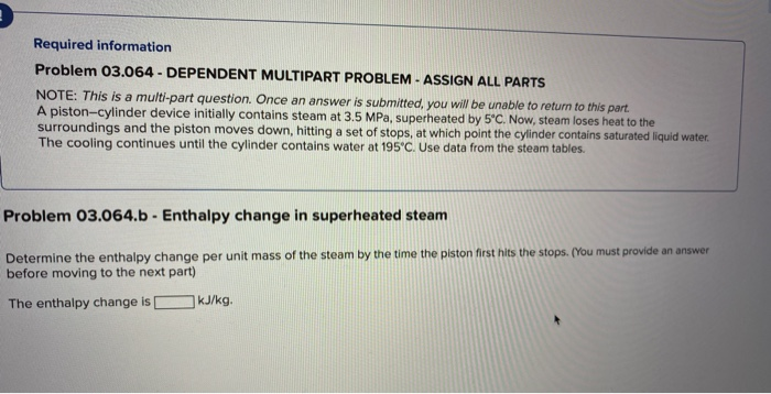 Solved Required information Problem 03.064 - DEPENDENT | Chegg.com