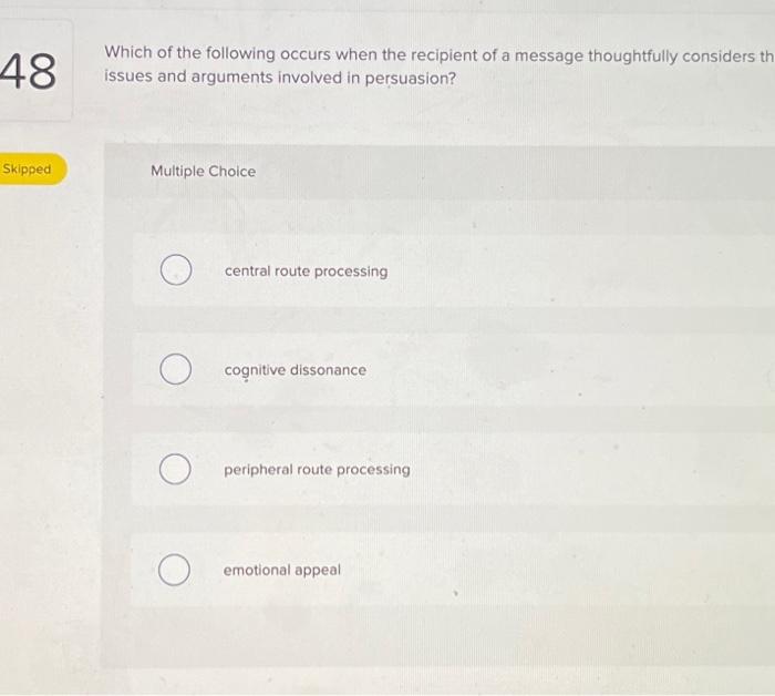 Solved Which of the following sales techniques is based on | Chegg.com