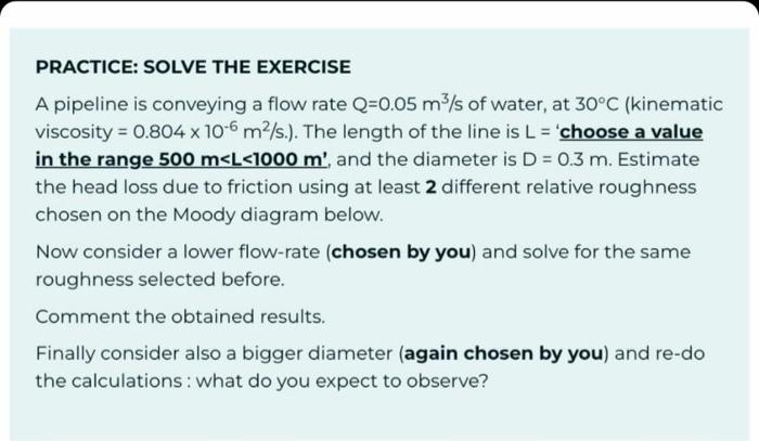 Solved PRACTICE: SOLVE THE EXERCISE A pipeline is conveying | Chegg.com