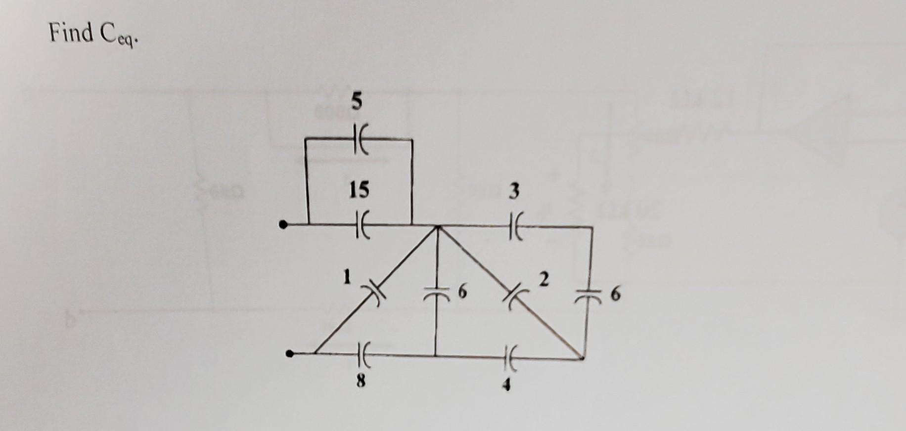 Solved Find Ceq. .Problem \#4 (15 points) Find v0. (Use the | Chegg.com