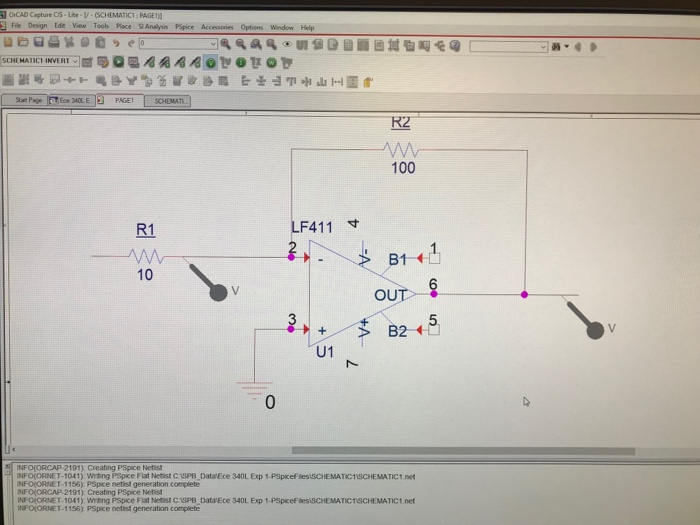 i need help with figure 1.7 we are using a lf411 op | Chegg.com