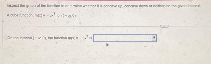 Solved Inspect the graph of the function to determine | Chegg.com