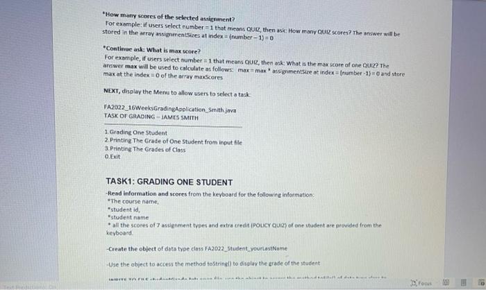 Solved - method tostring() to create the output string in | Chegg.com