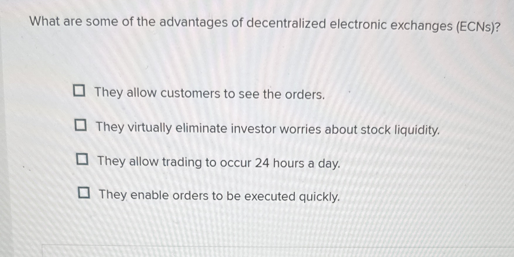 What are some of the advantages of decentralized | Chegg.com