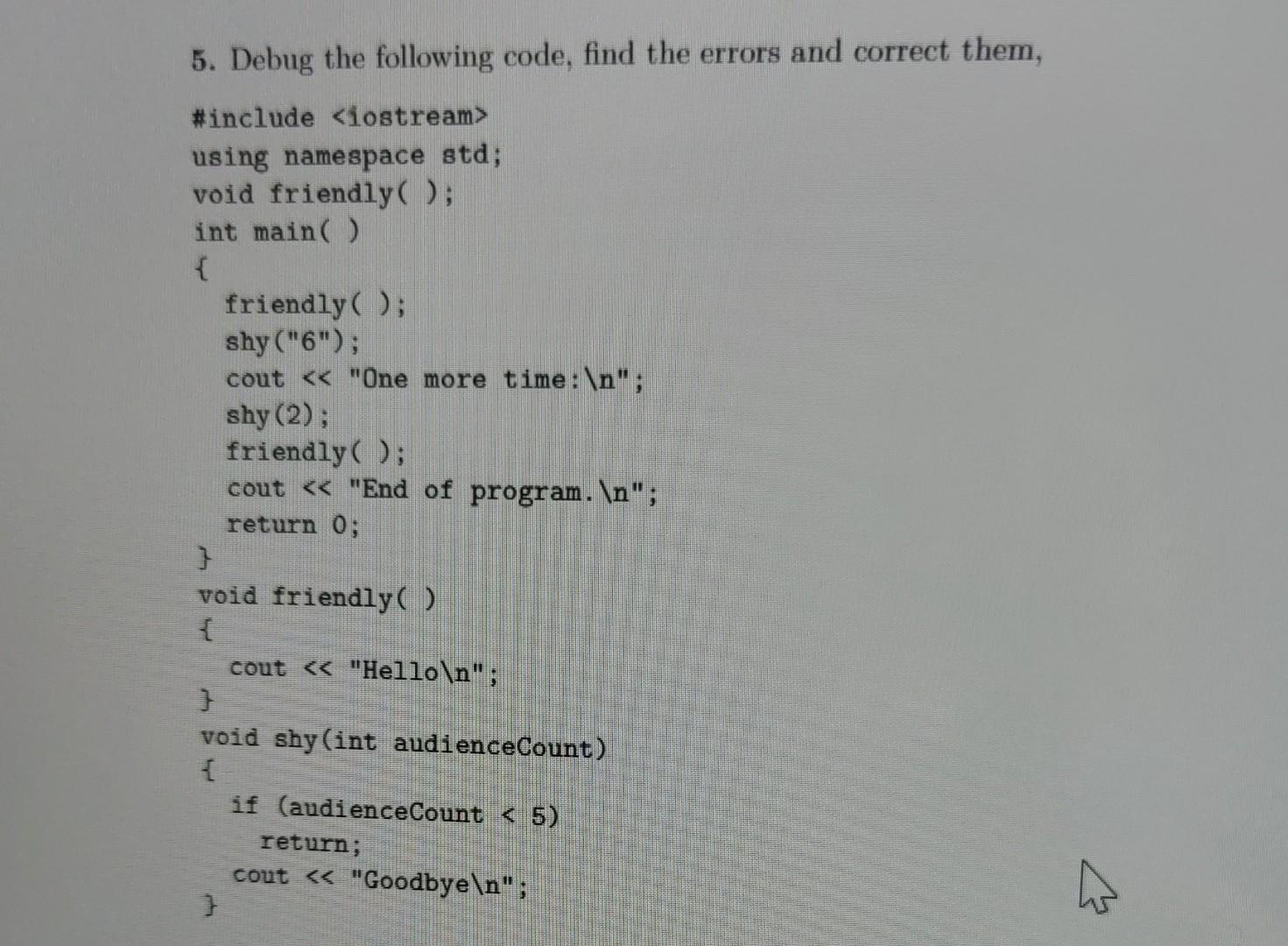 Solved solve it in c++. | Chegg.com