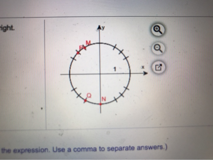 Solved Find two real numbers between -2pi and 2pi that | Chegg.com