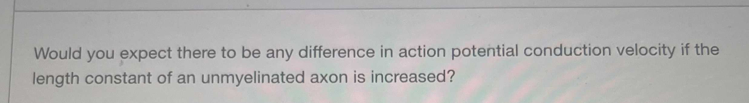 Solved Would you expect there to be any difference in action | Chegg.com