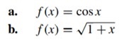 Solved Q1)For the given functions f (x), let x0 = 0, x1 = | Chegg.com