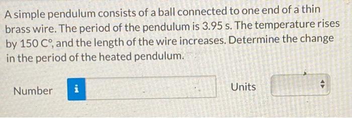 Solved A simple pendulum consists of a ball connected to one | Chegg.com