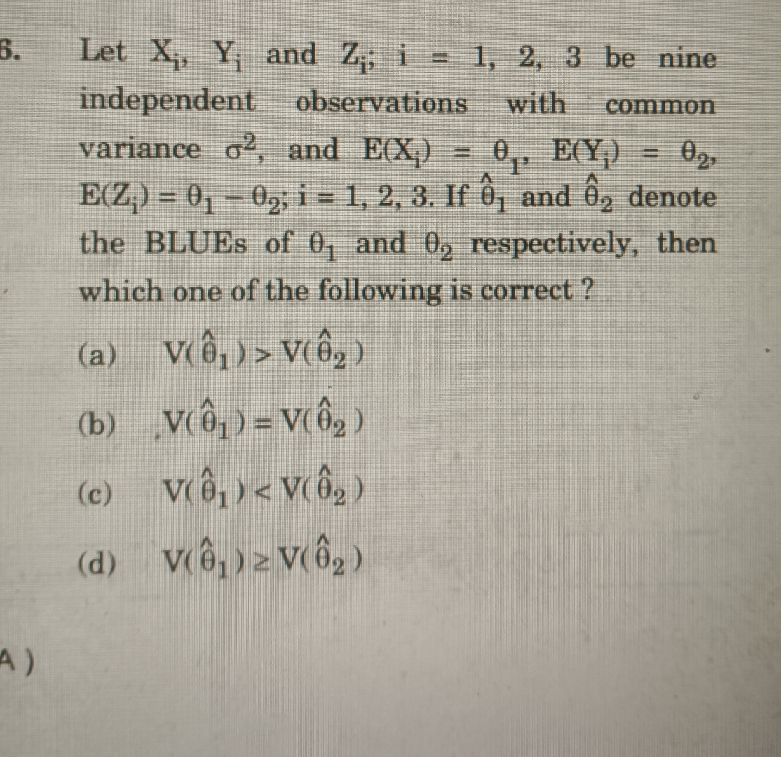 Solved Let xi,Yi ﻿and Zi;i=1,2,3 ﻿be nine independent | Chegg.com
