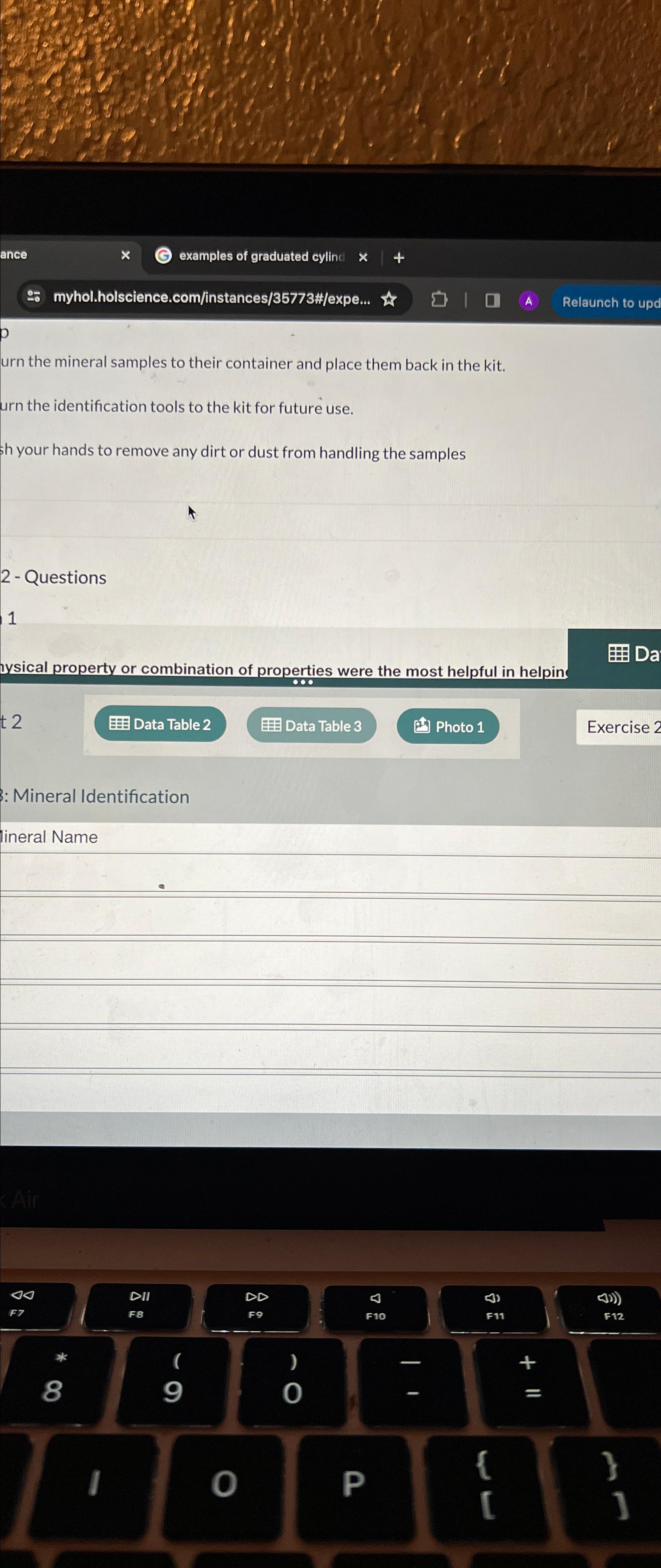 Solved myhol.holscience.com/instances/35773#/expe.Relaunch | Chegg.com