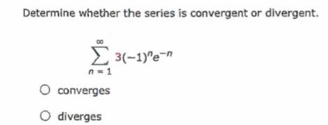 Solved Determine whether the series is convergent or | Chegg.com