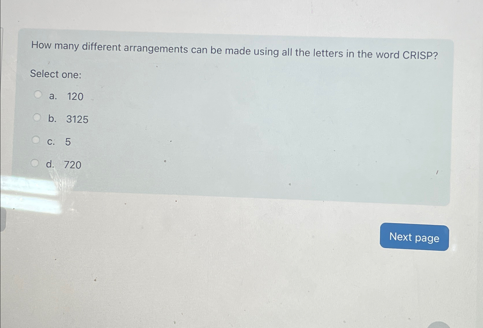 Solved How many different arrangements can be made using all | Chegg.com